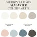 Sherwin Williams Alabaster Color Palette Alabaster Color - Etsy Canada
