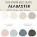 Sherwin Williams Alabaster Color Palette Alabaster Color Scheme ...