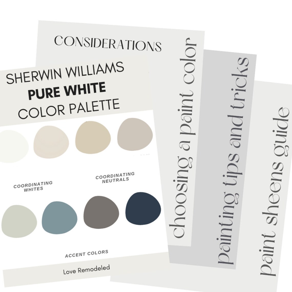 Sherwin Williams Pure White Color Palette Pure White Color Scheme ...