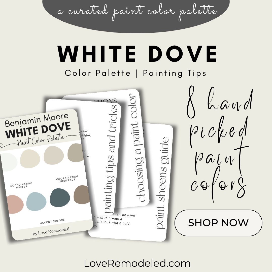 Benjamin Moore White Dove Color Palette With Pastel Colors | White Dove ...