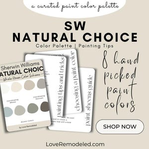 Sherwin Williams Natural Choice Color Palette: Whole House Scheme ...