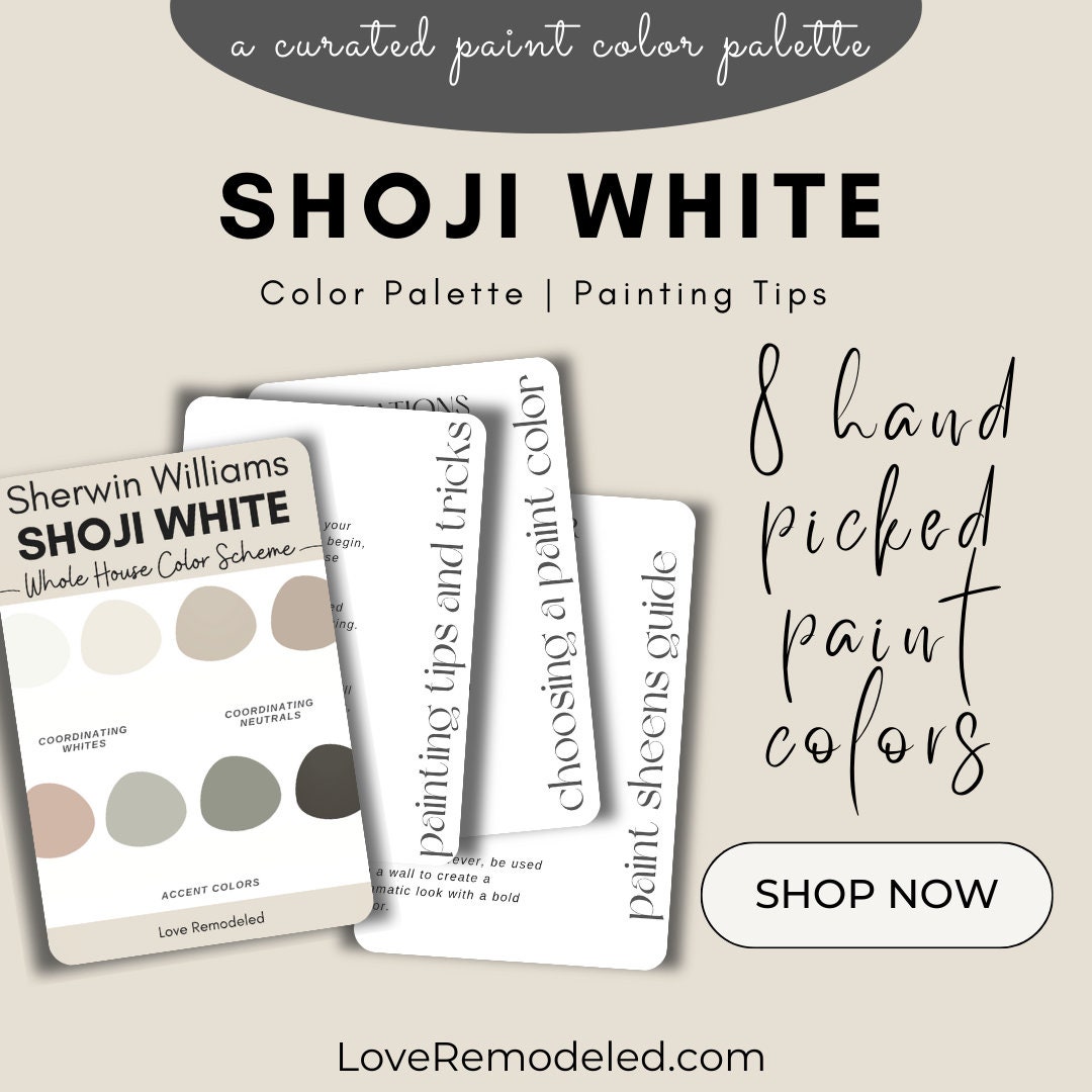 Sherwin Williams Shoji White Color Palette | Shoji White Color Scheme ...