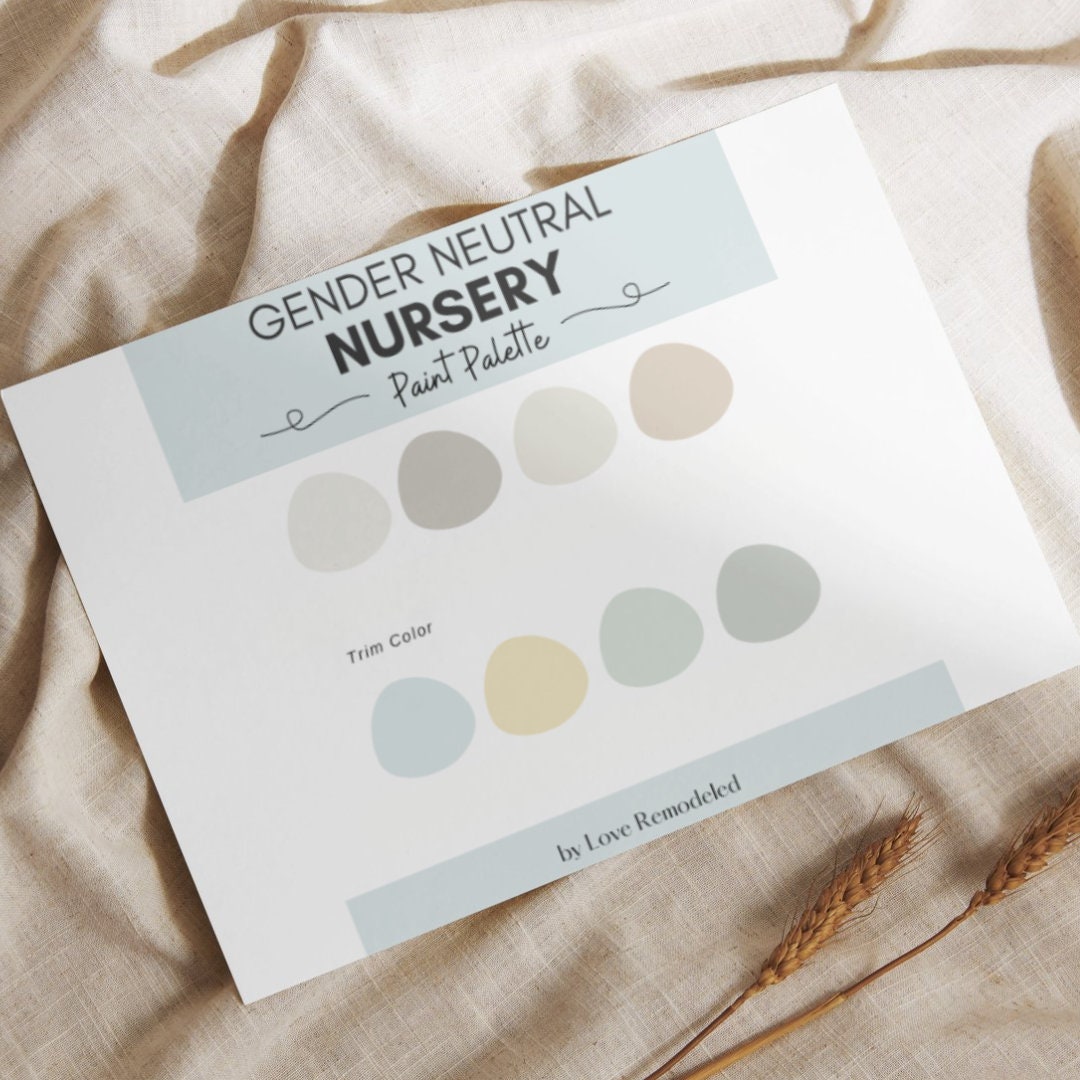 Gender Neutral Color Schemes