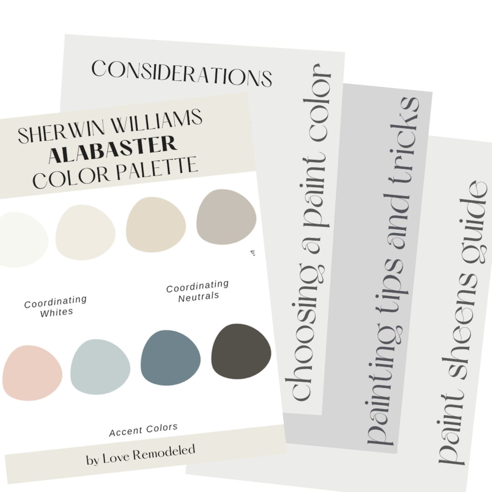 Sherwin Williams Alabaster Color Palette | Alabaster Color Scheme ...