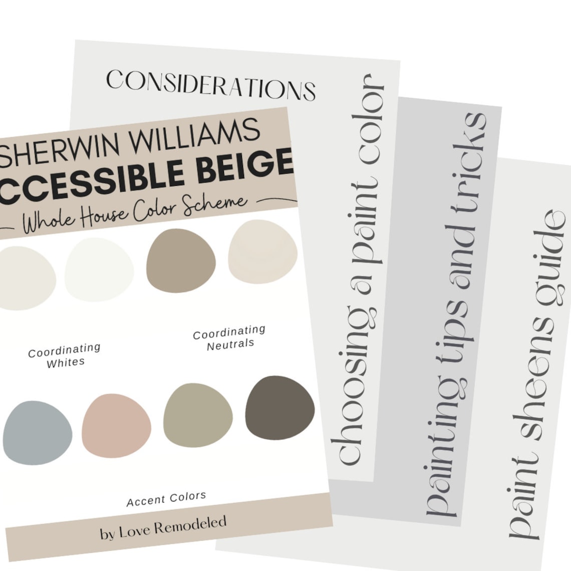 Sherwin Williams Accessible Beige Color Palette: Coordinating Interior ...