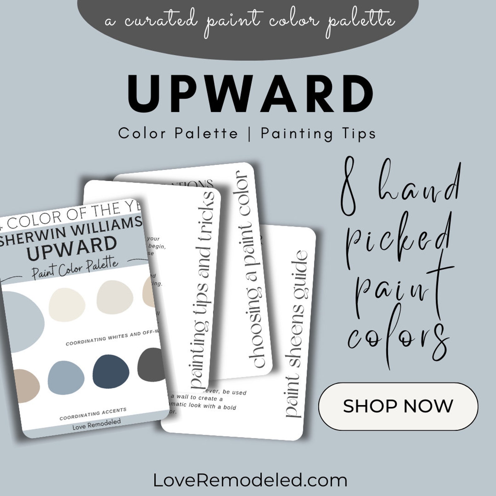 Sherwin Williams Upward Color Palette: 2024 Interior Paint Scheme ...