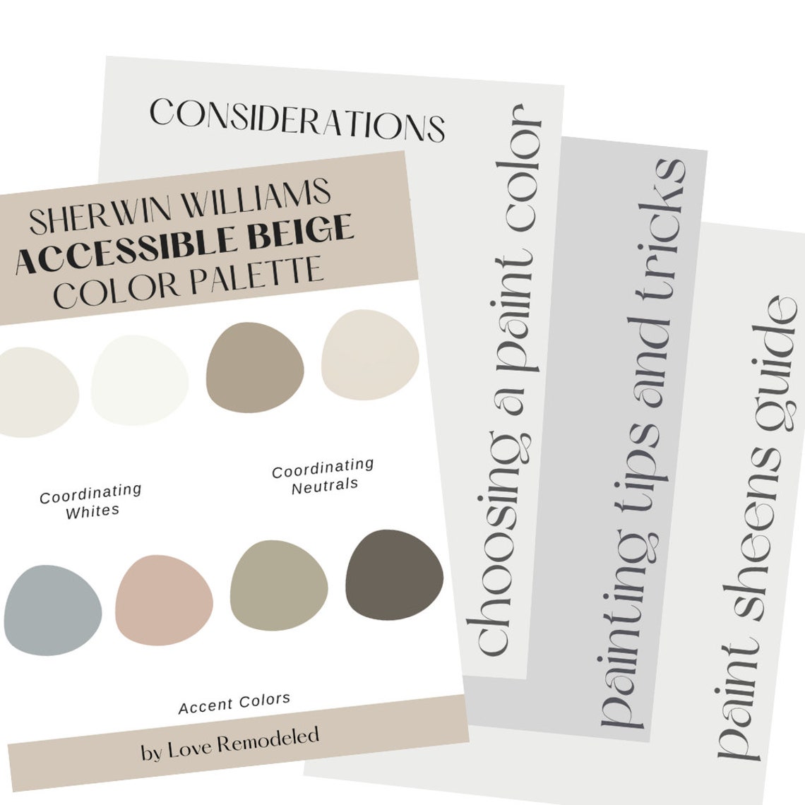 Sherwin Williams Accessible Beige Color Palette Accessible Beige Color ...