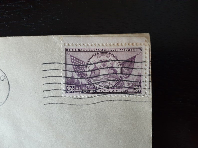 3 Cent 1935 Michigan Centenary Stamp - Etsy