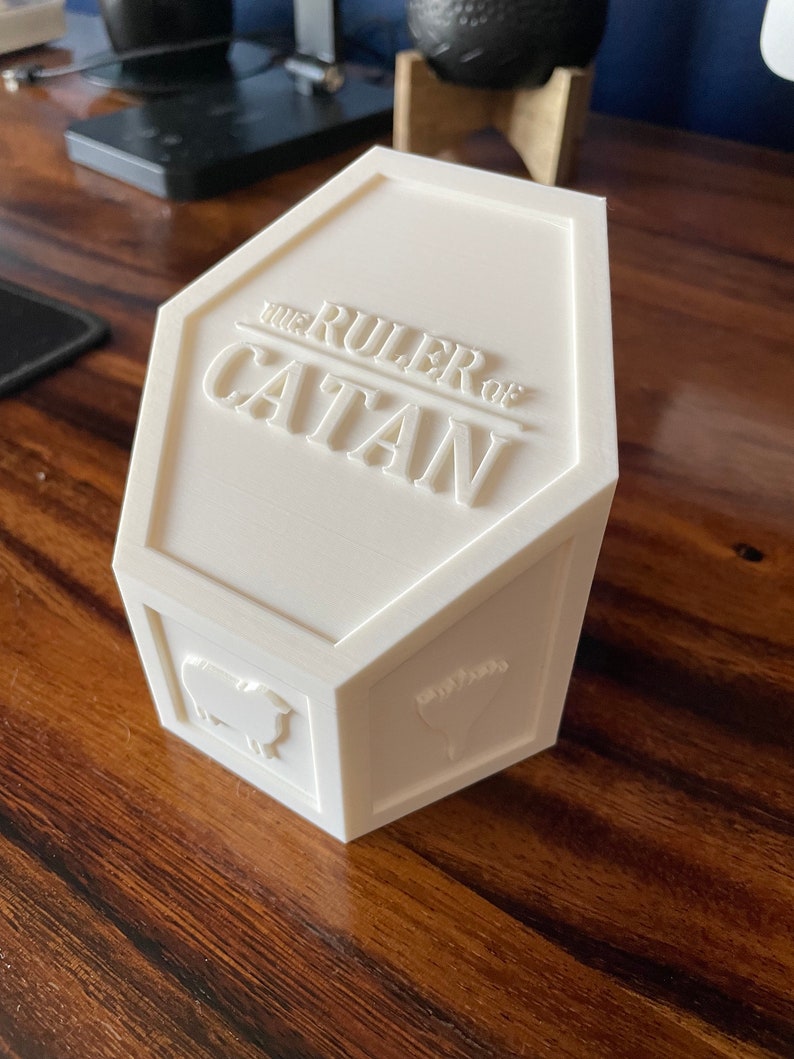 Catan Trophy | Ruler of Catan | 3D Printed Settlers of Catan Trophy ...