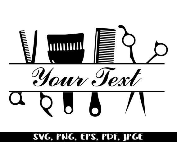 Hair Dresser Svghair Stylist SVG Pnghair Stylist Split | Etsy