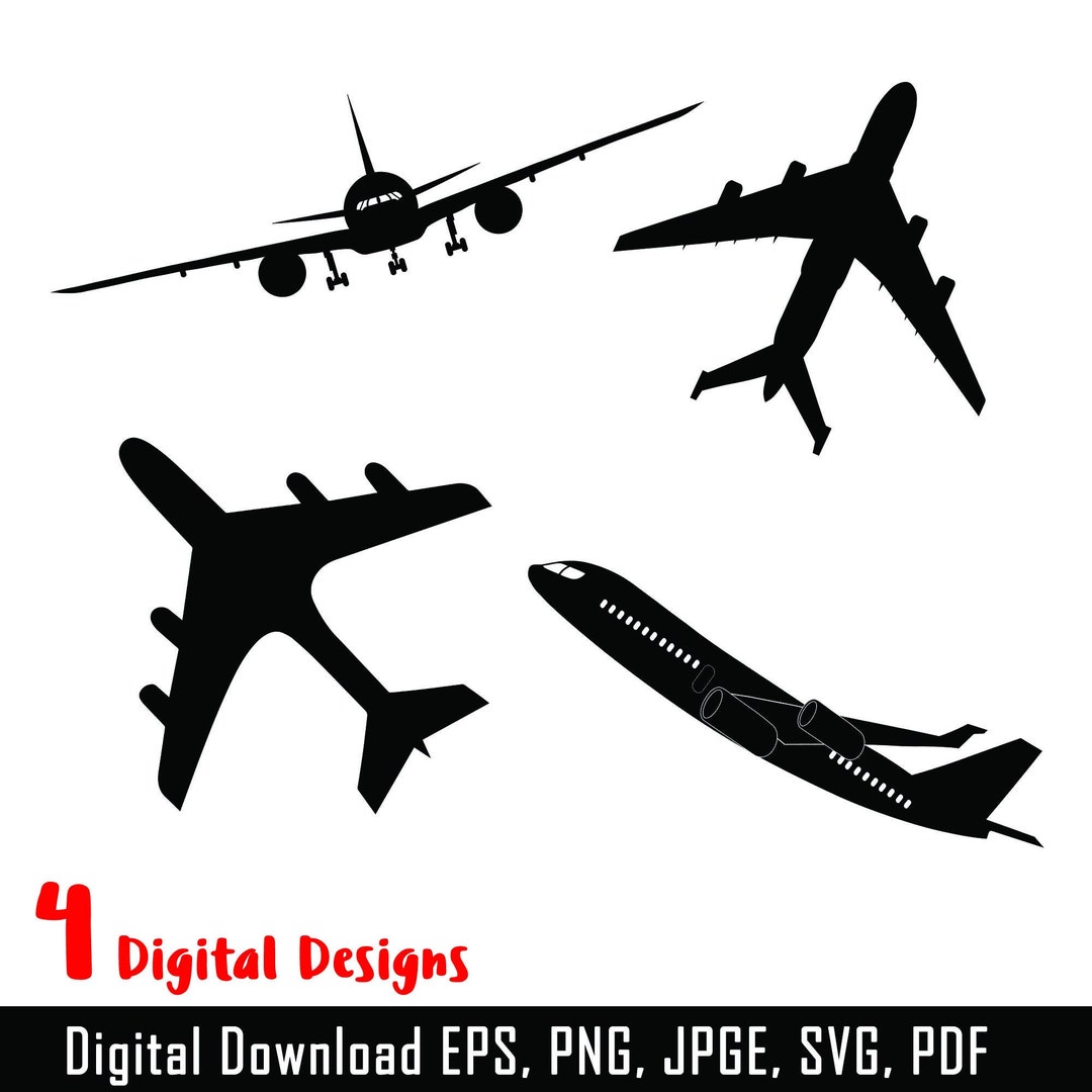 Airplane Svg, Airplane Bundle SVG, Airplane SVG Files, Airplane Clipart ...