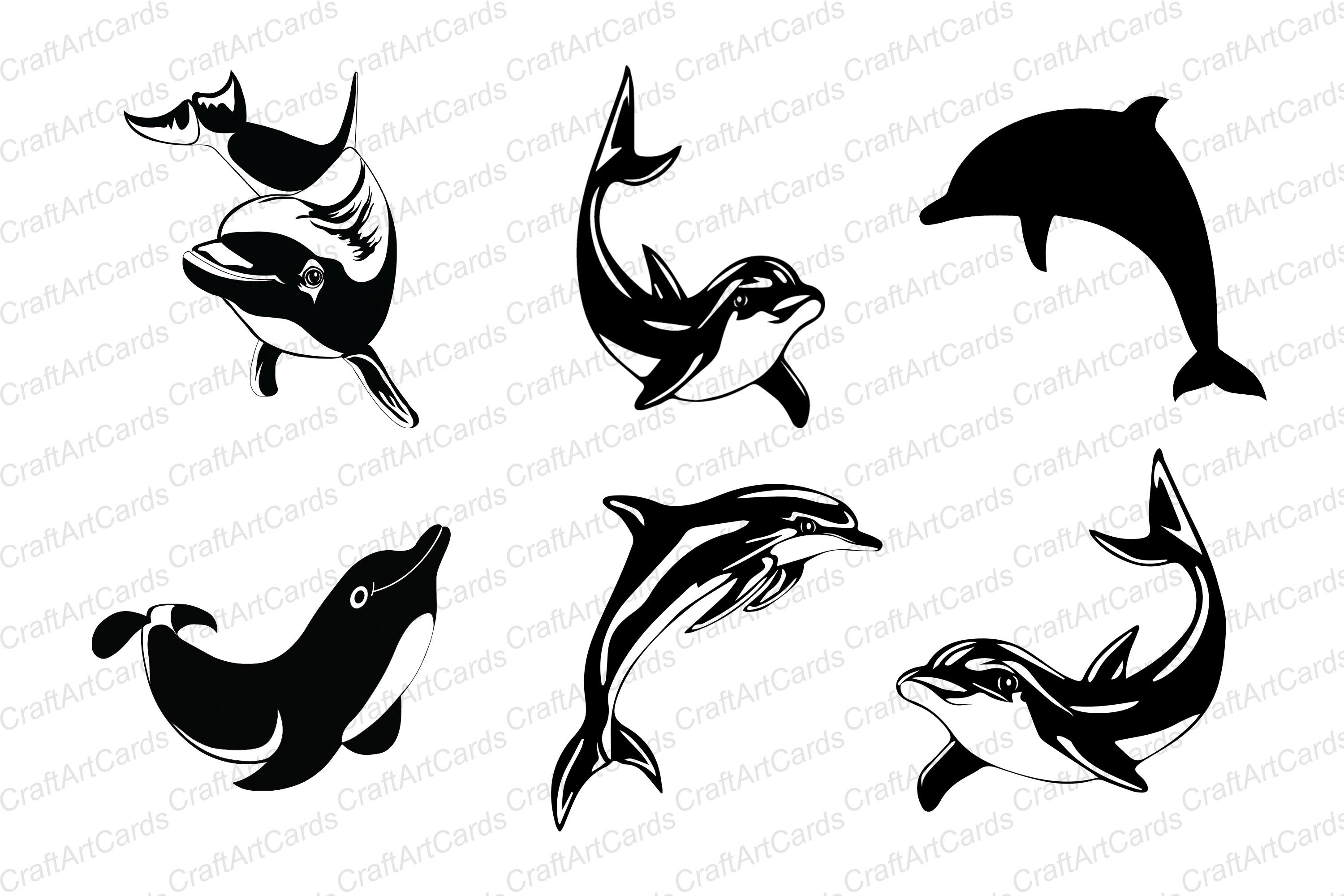 Delfín, Delfín SVG, Delfín png Silueta del delfín, Animales marinos svg ...