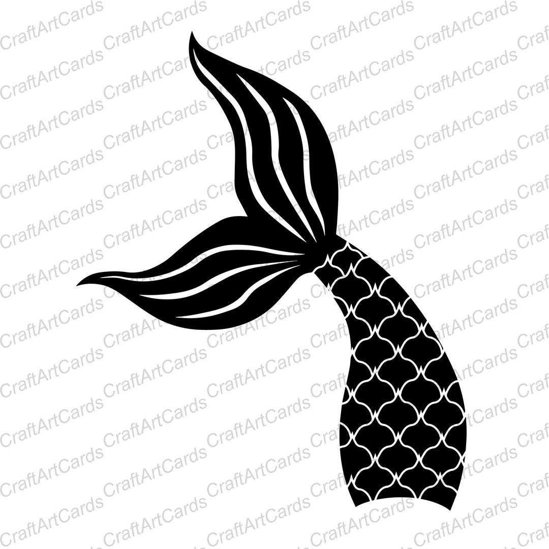 Mermaid SVG, Mermaid Tail SVG, Mermaid Clipart, Mermaid Scales ,fish ...