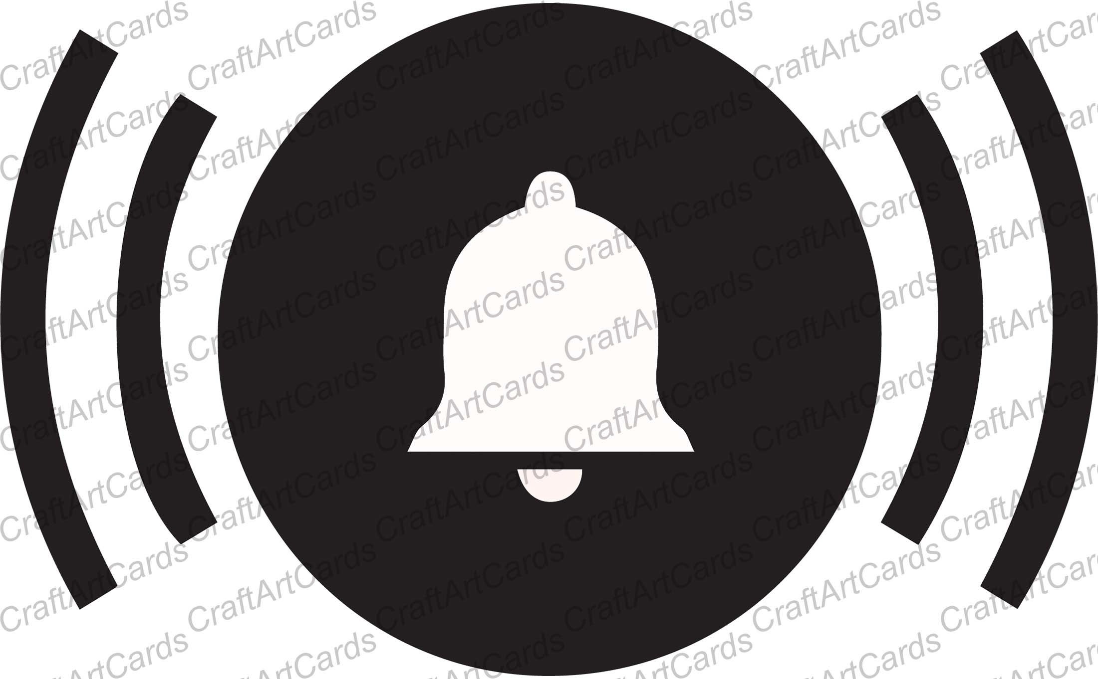 Bell Notification SVG, Bell SVG, Instant Download, Vinyl & Craft ...