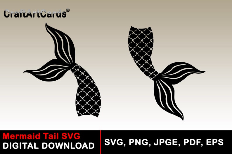 Mermaid SVG, Mermaid Tail SVG, Mermaid Clipart, Mermaid Scales ,fish ...