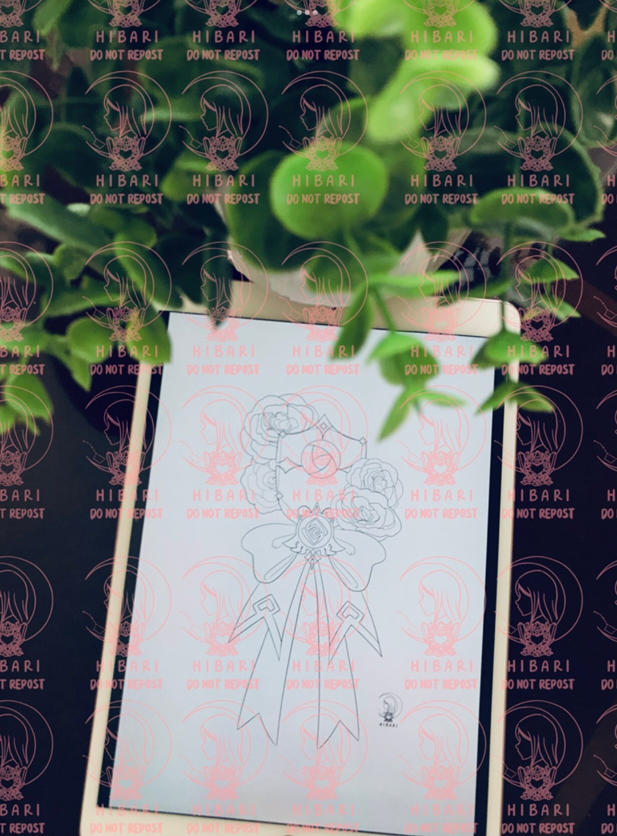 Noelle Genshin Impact Tattoo Ticket - Etsy