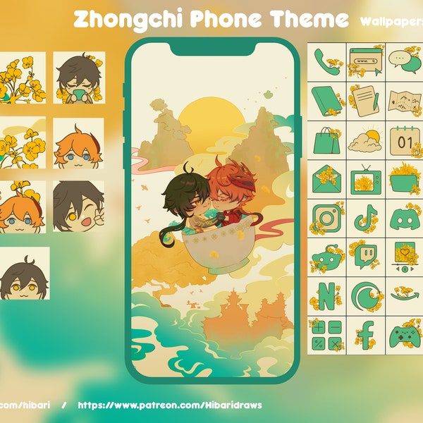 Genshin Phone Icons - Etsy