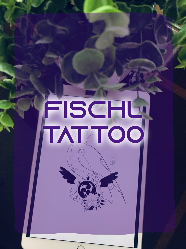 Fischl GENSHIN Impact Tattoo Ticket - Etsy