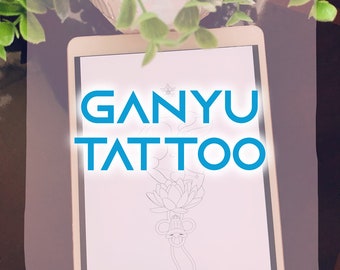 Sucrose GENSHIN Impact Tattoo Ticket three Versions - Etsy