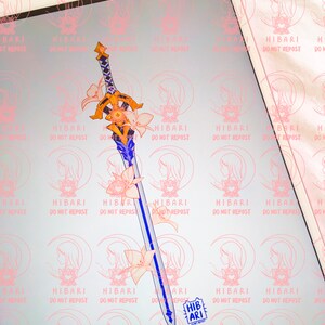 Albedo Cecilia and Sword GENSHIN Impact Tattoo Ticket - Etsy