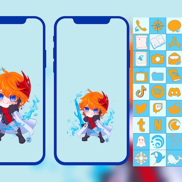 Genshin Phone Icons - Etsy