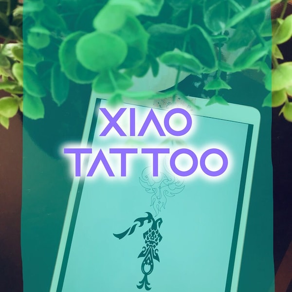 Genshin Xiao Tattoo - Etsy
