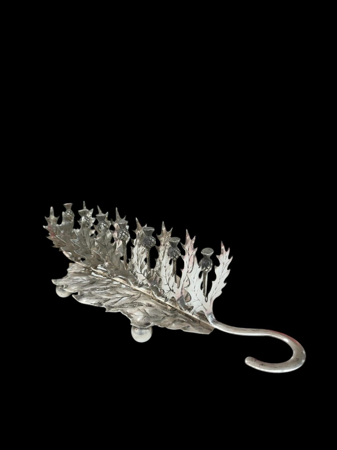 Antique Silver Plated Six Slice Toast Rack Scotland Thistle - Etsy