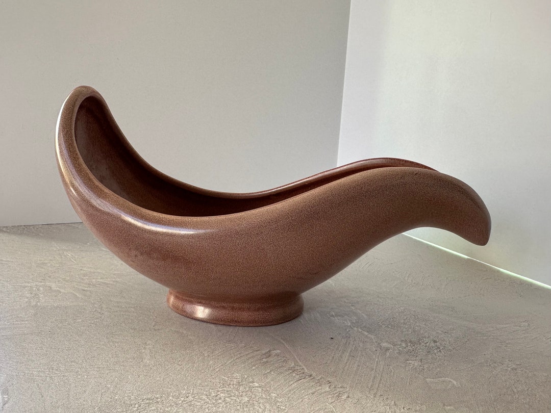 Vintage Red Wing Swoop Bowl - Etsy