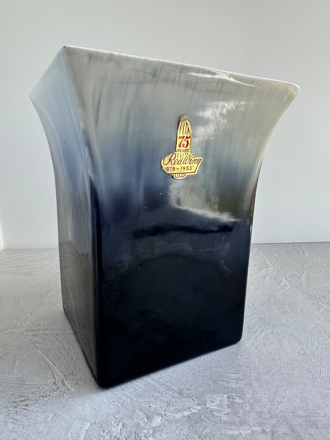 Vintage Red Wing Vase 2309 75th Anniversary Sticker - Etsy