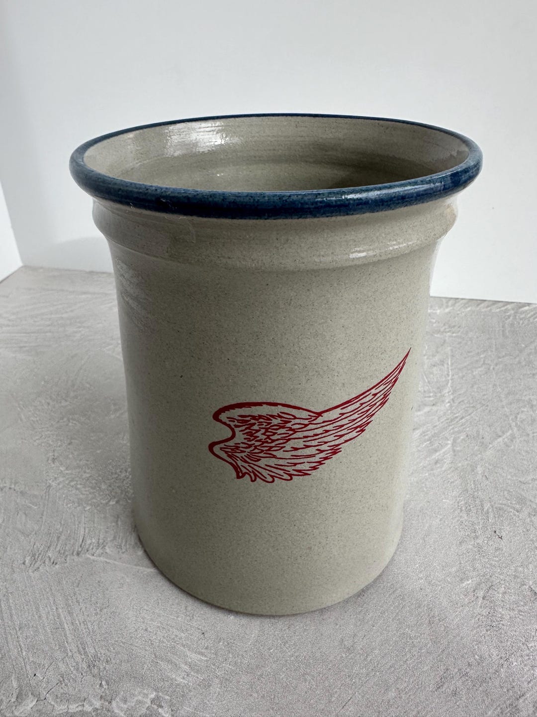 Vintage Red Wing Pottery Crock - Etsy