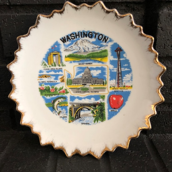 Souvenir Washington State Plates - Etsy