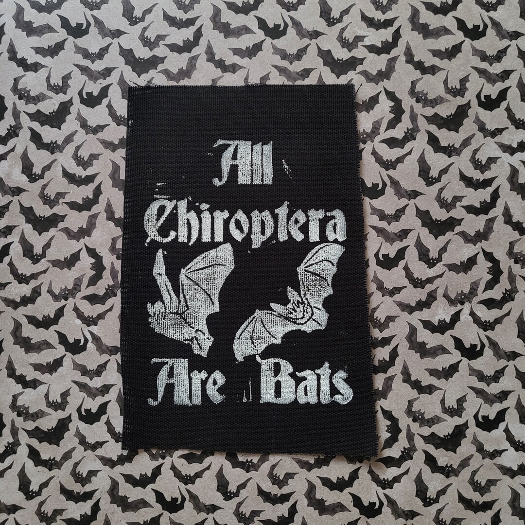 All Chiroptera Are Bats Acab Punk Cloth Patch - Etsy