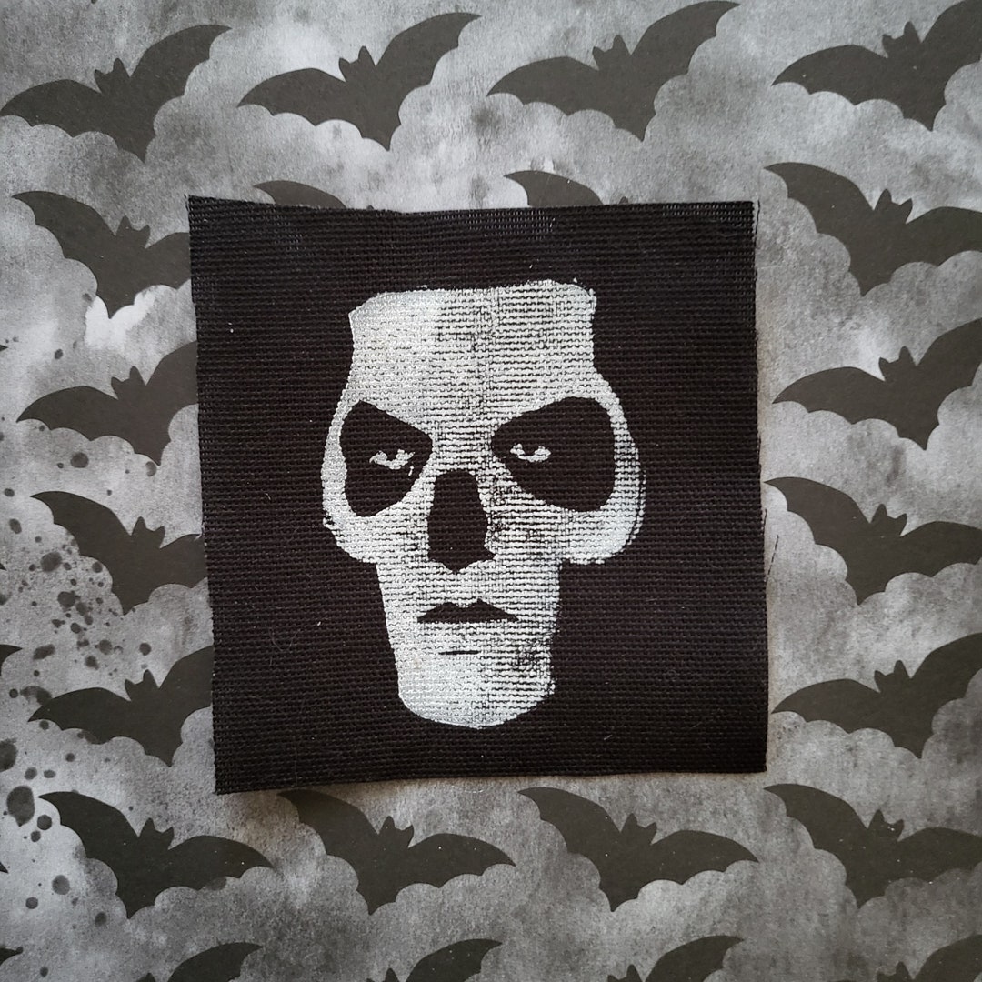 Ghost Punk Cloth Patch - Etsy