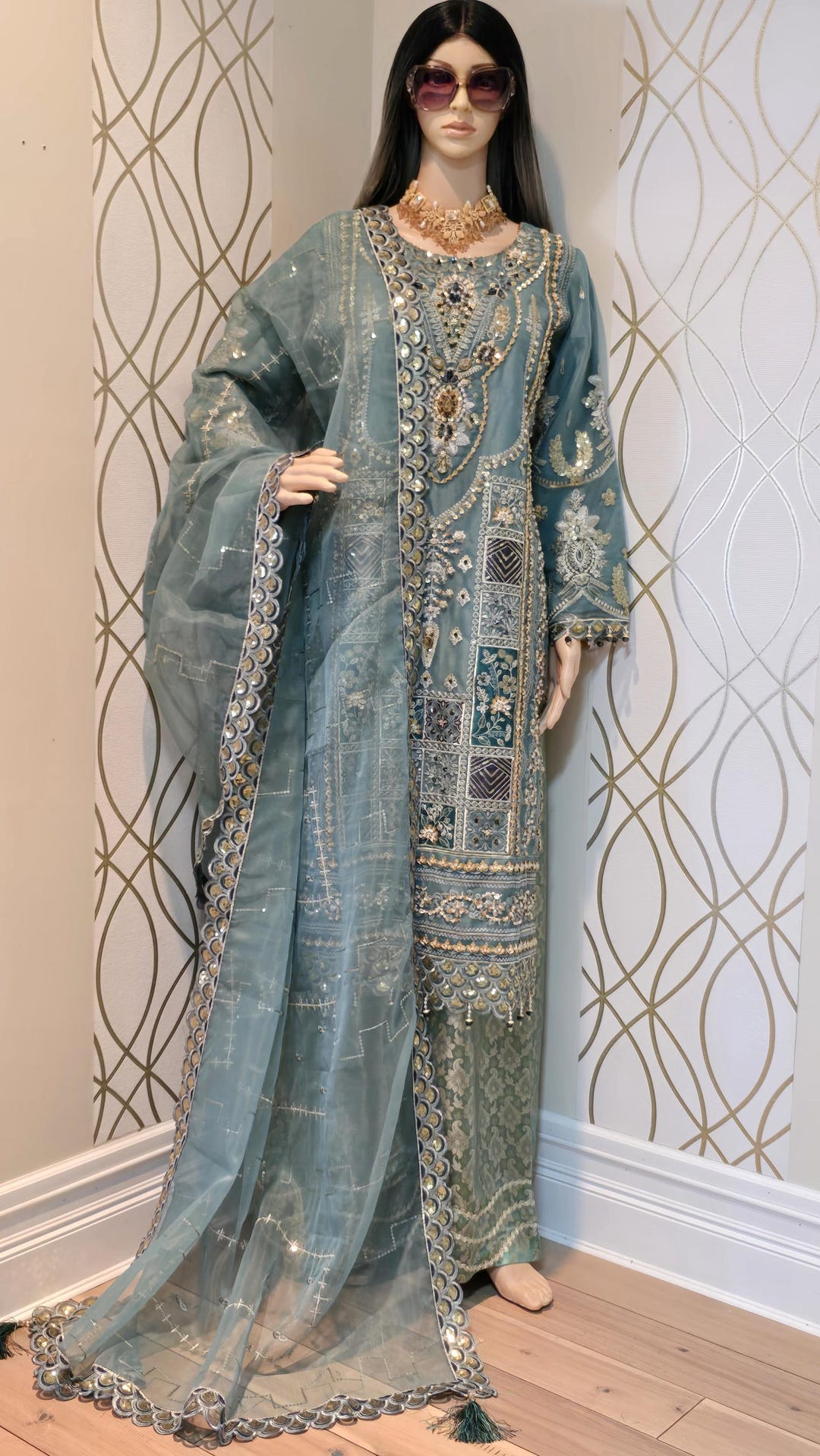 Pakistani Designer Clothing/ 3 Piece Stitched Outfit/partywear/indian ...