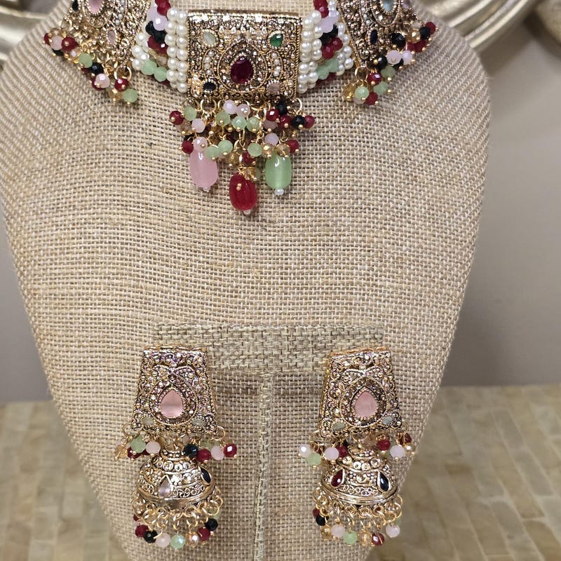 Pakistani Bridal Jewelry Set - Etsy