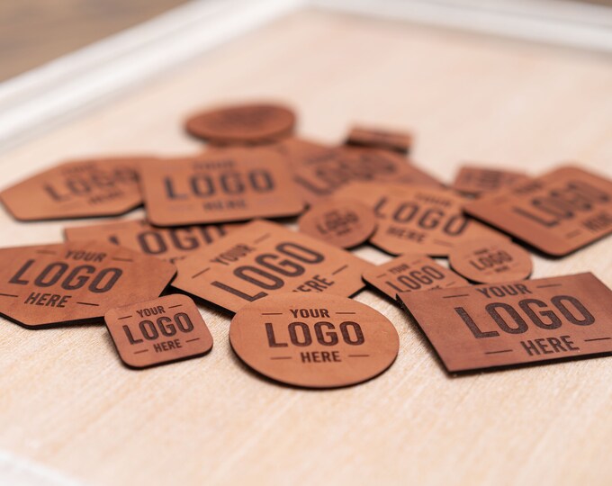 Custom Leather Patch - Personalized With Your Logo, Text, or Initials ...