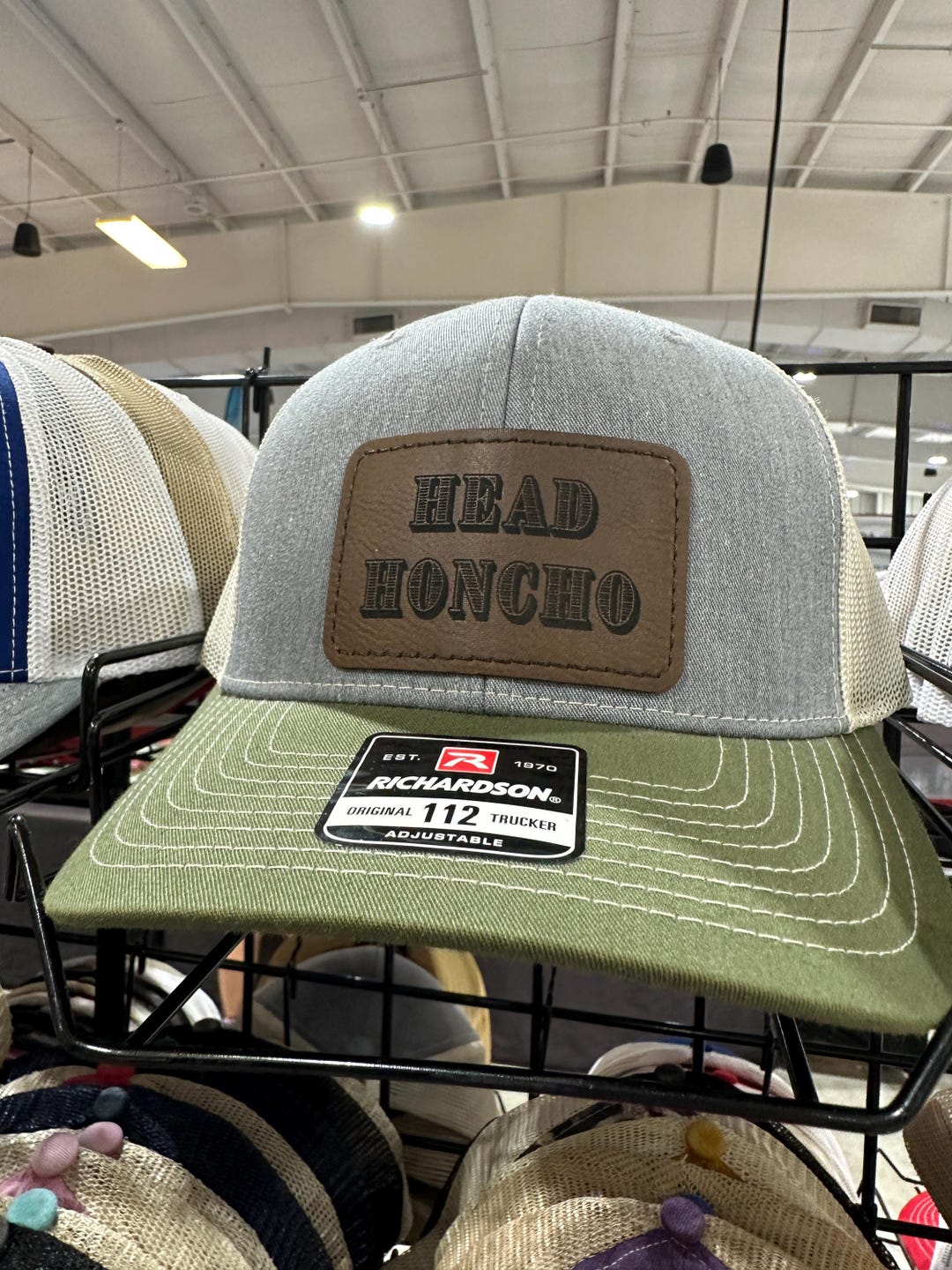 Head Honcho Men's Richardson 112 Trucker Hat, Customizable Hat, Funny ...