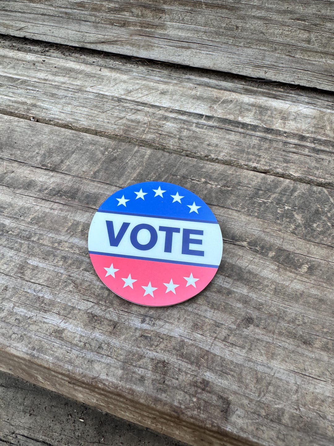 Sublimated Vote Metal Pin, Vote 2024, 2024 Election, Democrat ...