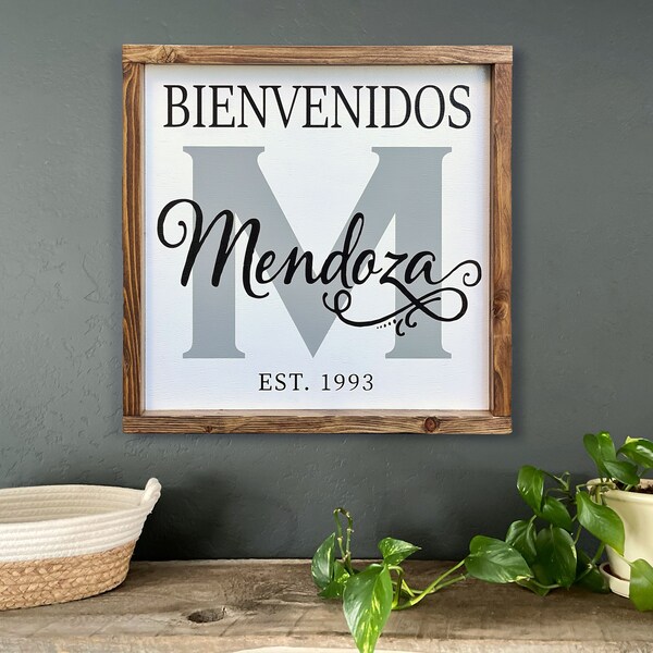 Spanish Welcome Sign - Etsy