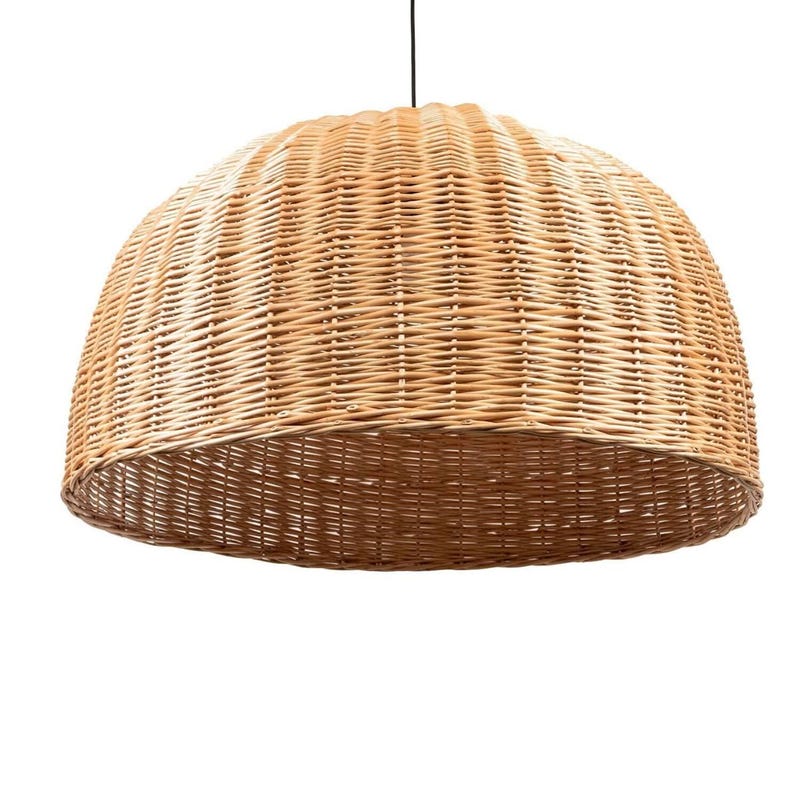 Wicker Lamp Shade - Etsy UK