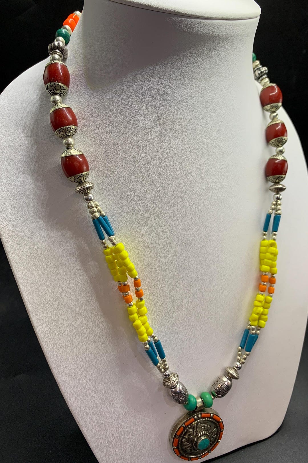 Nepalese Pendant Necklace Handicrafted From Nepal One of a Kind ...