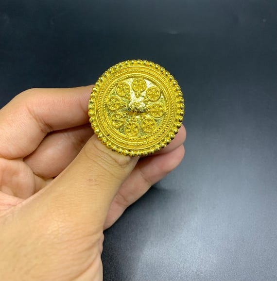 Nepali Jewelry Gold Plated Ring