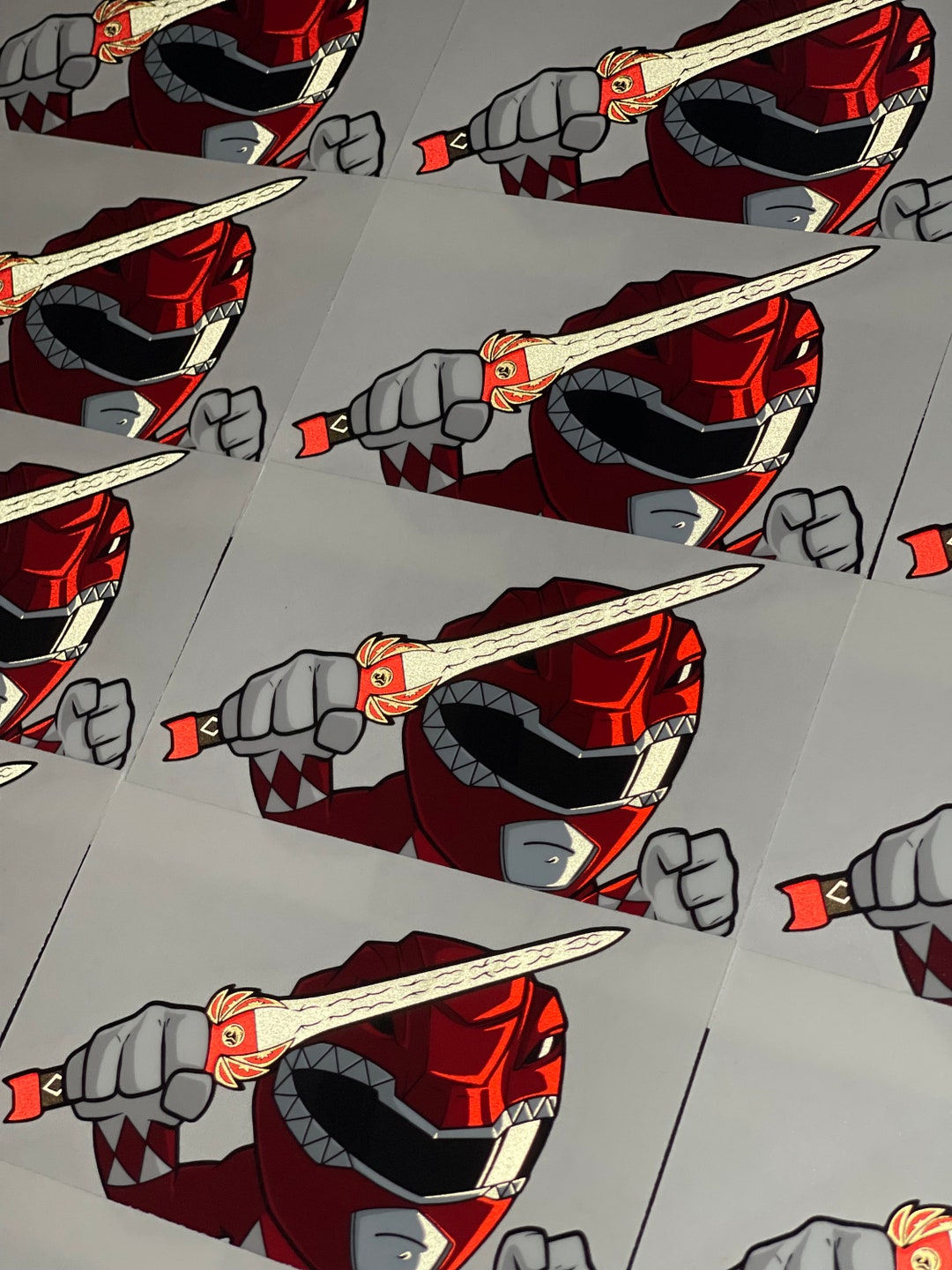 RED Peeker Sticker / Custom Vinyl Spot Reflective Sticker / Limited ...