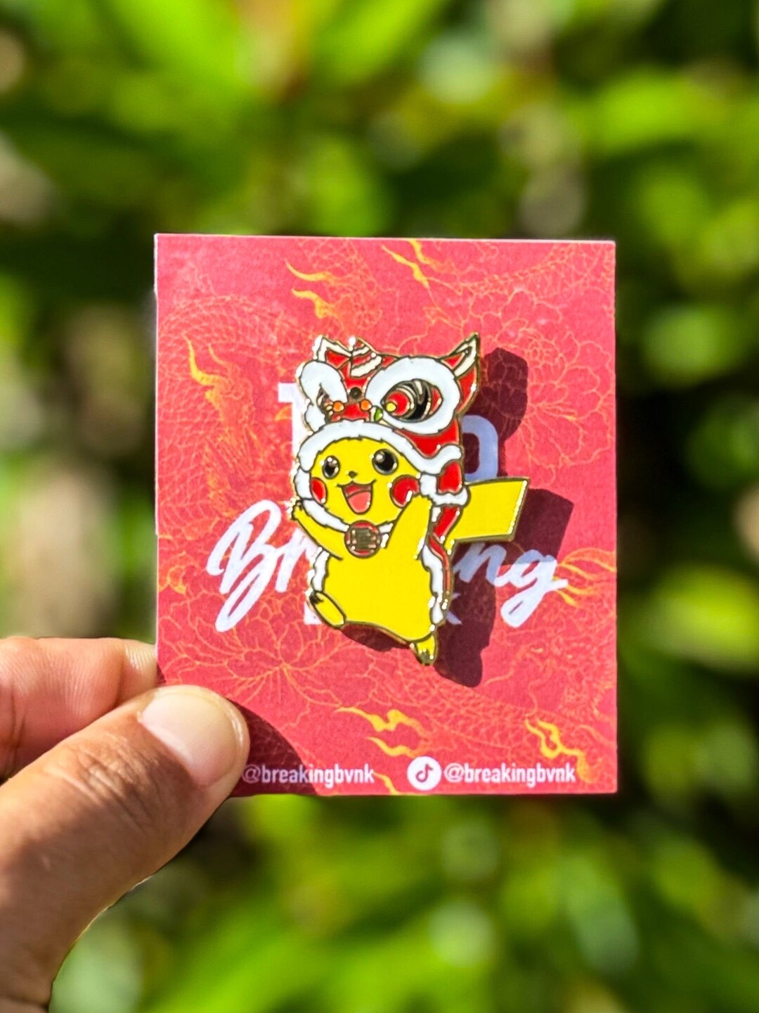 Lion Dance Pika Enamel Pin / Enamel Pin / Kawaii Enamel Pin / Custom ...
