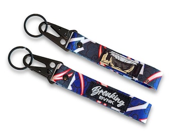 SKNA Key Strap / Custom Embroidered Keychain / Key Fobs - Etsy