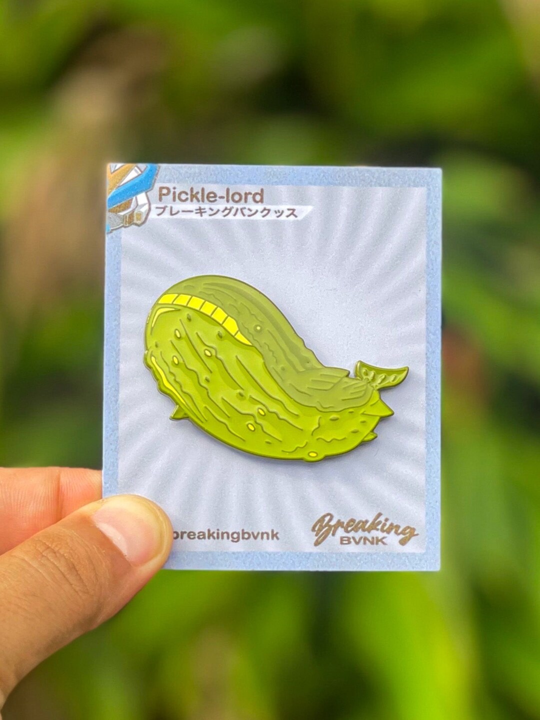 Pickle-lord Enamel Pin / Enamel Pin / Kawaii Enamel Pin / Custom Design ...