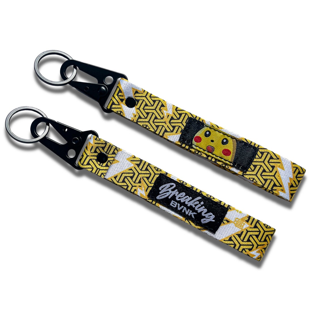 SURPRISE Key Strap / Custom Embroidered Keychain / Key Fobs - Etsy
