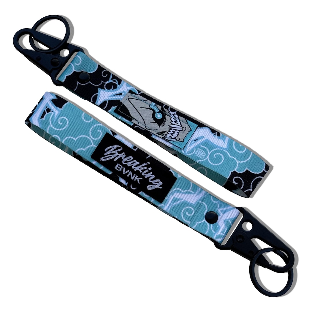 KAIJU Key Strap / Custom Embroidered Keychain / Key Fobs / Anime ...