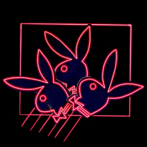 Playboy Bunny Tanning Sticker - Etsy Ireland