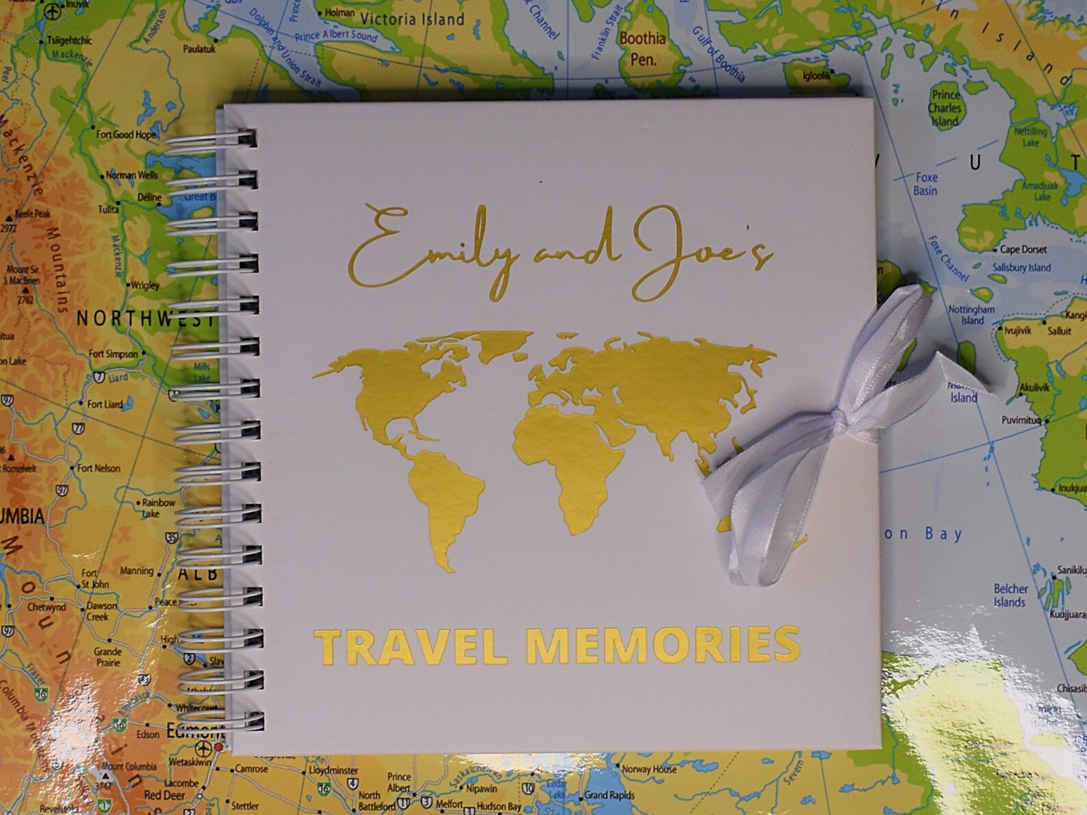 Personalised Travel Scrapbook World Map Scrapbook Adventure | Etsy